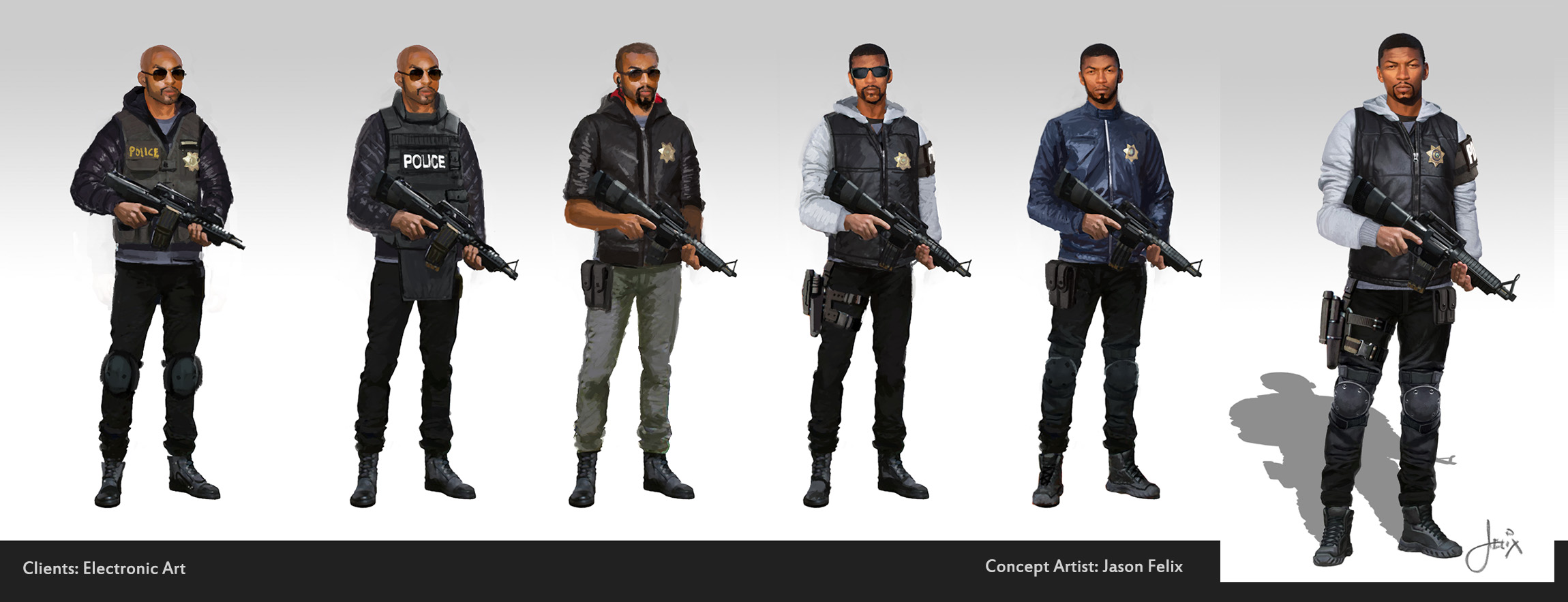 Battlefield:Hardline-Character Design Concepts- 04 by Jason Felix - Zerply